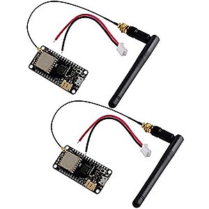 2 Sets LoRa32u4ii Lora Development Board Module, JST-PH2.0mm-2P Connector, IPEX Antenna, ATmega32u4 SX1276 HPD13A 915MHz 868MHz, for Arduino UNO Mega 2560 Nano