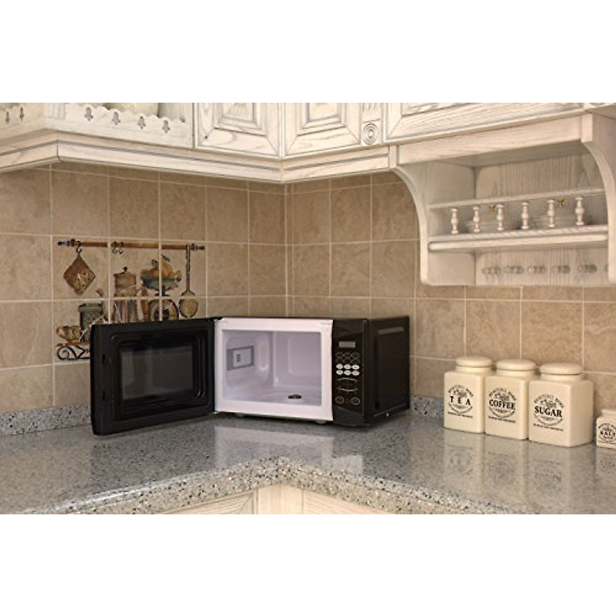 Emerson 0.7 CU. FT. 700 Watt, Touch Control, Black Microwave Oven, MW7302B