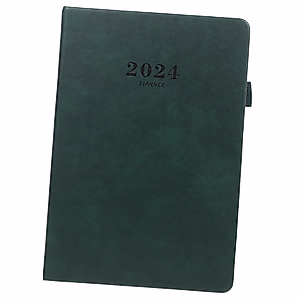 STOBOK Agenda Book English Daily Planner Undated Daily Planner Students Writing Book Memo Books Business Notepads Diary Sketchbook 2024weekly Planner Office Household Products Portable Pu