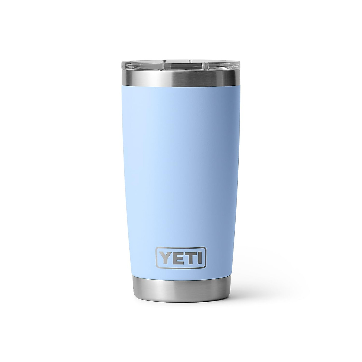 YETI Rambler 20 oz Tumbler, Stainless Steel, Vacuum Insulated with MagSlider Lid, Big Sky Blue