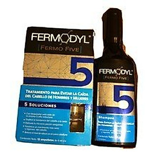 Fermodyl Fermo Five Set de Tratamiento (12 ampolletas) y Shampoo