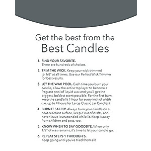 Yankee Candle Crisp Fall Night Scented, Classic 22oz Large Jar Single Wick Aromatherapy Candle, Over 110 Hours of Burn Time, Apothecary Jar Fall Candle, Autumn Candle Scented for Home