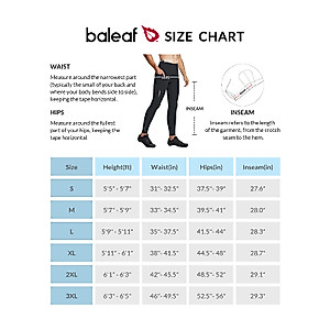 BALEAF Men's Thermal Cycling Pants, 4D Padded Winter Bike Tights Fleece Lined Bicyble Riding Leggings Black L