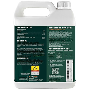 PetraGrow Crop Defender Leaf Guard Super Concentrate Pesticide, Miticide, Plant Fungicide, Insecticide for Indoor Plants, Spider Mite Spray, Powdery Mildew Spray for Plants - 1 Gal