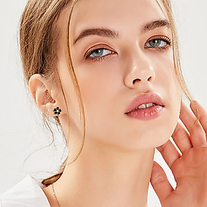 sailimue 8 Pairs Clip Earrings Sets for Women Fashion Cubic Zirconia CZ Crystal Freshwater Pearl Earrings Hypoallergenic Non Pierced Clip on Earrings Jewelry