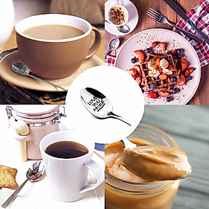 Love You More Spoon, 'love You More' Engraved Spoon, Valentine's Day Gift for Him, Funny Engraved Stainless Steel Gourmet Spoon, Love You More Engraved Stainless Steel Coffee Tea Spoon