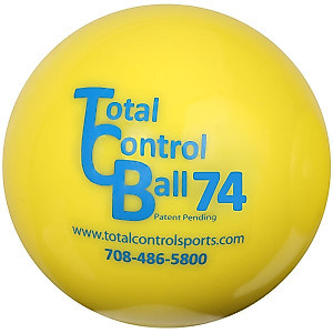Total Control Ball TCB 74 Baseball Batting Ball Weighted Training Hitting Batting Aid 3 Ball Pack