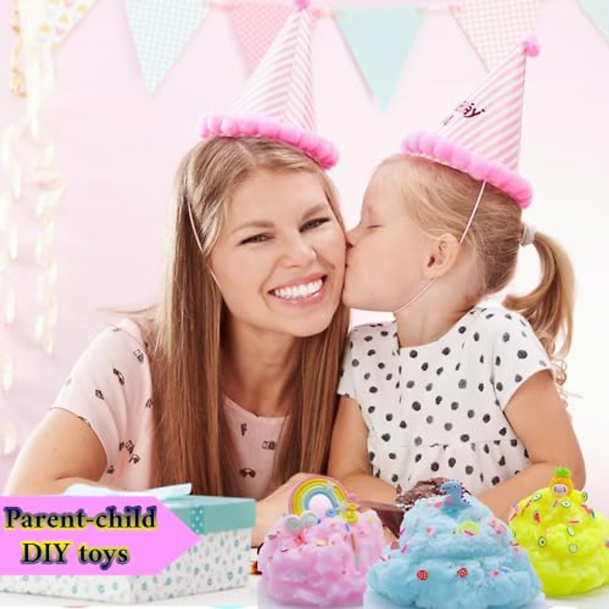 12Pack Cloud Slime Supplies Stress Relief Toy Scented DIY Putty Sludge Toy Gifts for Girls and Boys