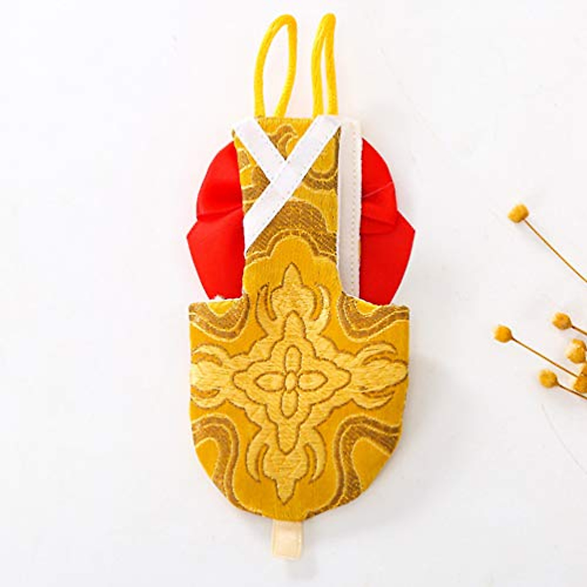 Scicalife Parakeet Comfortable Lovely Bird Pant Flight Suit Pet Supplies Bird Diaper Clothing for Parrot Pigeon Pet (Size XL, Yellow) Cockatiel