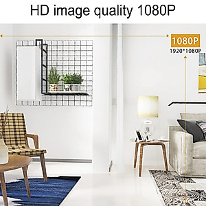 Heayzoki Security Camera, 150° Wide Angle Home Camera Intelligent Night Vision Remote Monitor for Home Security, Support Tf Card 128Gb, App Remote Realtime Monitoring