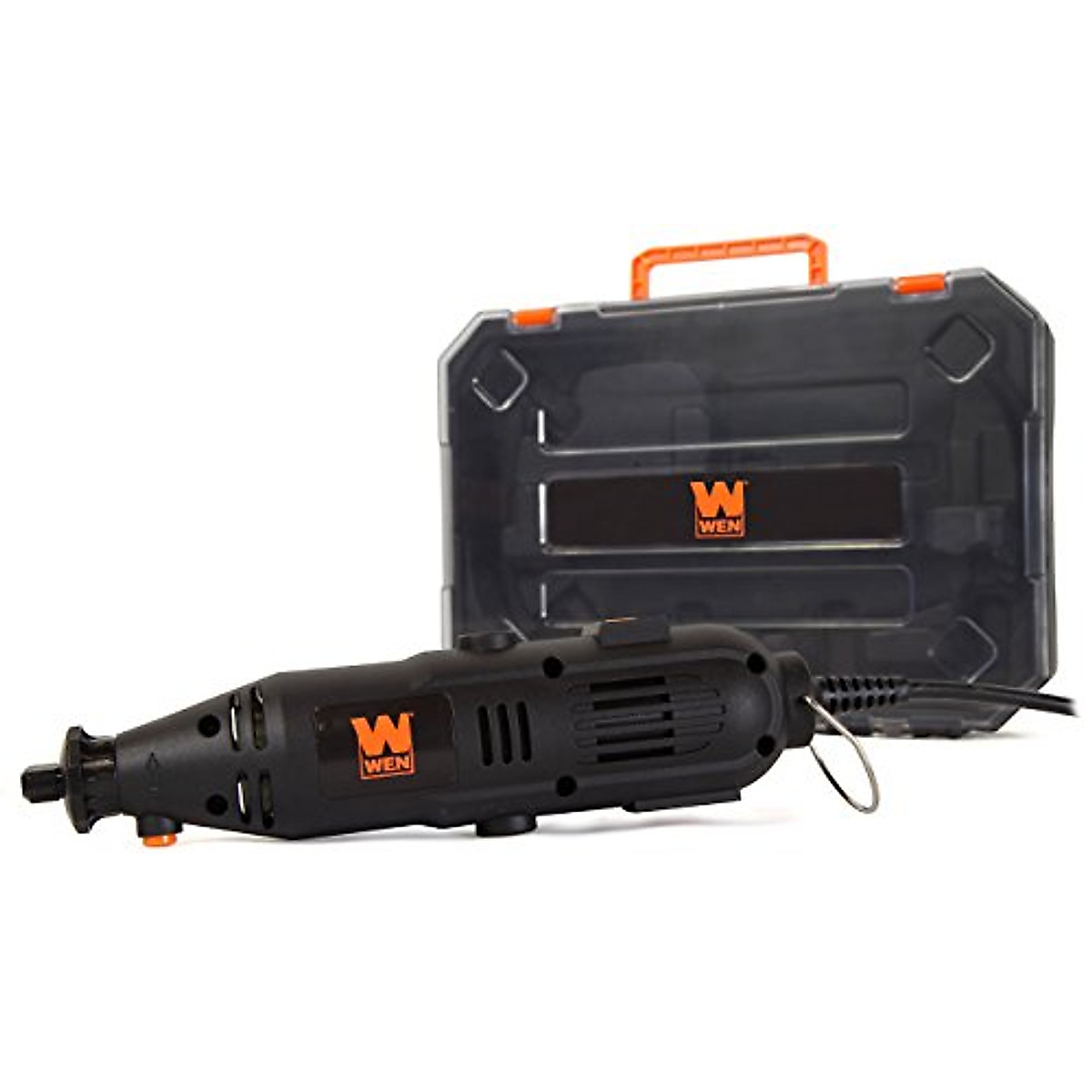 WEN 23103 1-Amp Variable Speed Rotary Tool with 100+ Accessories, Carrying Case and Flex Shaft