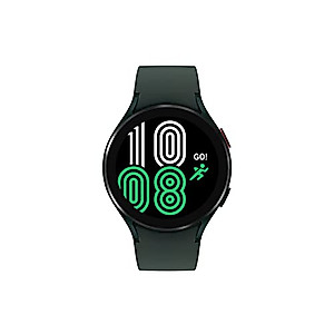 SAMSUNG Galaxy Watch 4, 44mm Smartwatch with ECG Monitor Tracker for Health Fitness Running Sleep Cycles GPS Fall Detection LTE US Version, Green (Renewed)