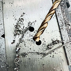 STROTON 6% Cobalt Drill Bits for Stainless Steel and Hard Metal (3/32 x 5PCS)