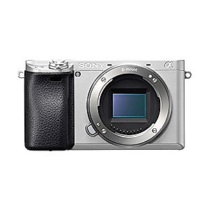 Sony Alpha a6300 Mirrorless Camera Interchangeable Lens Digital Camera with APS-C, Auto Focus & 4K Video - ILCE 6300/S Body with 3” LCD Screen - E Mount Compatible - Silver (Includes Body Only)