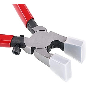 Swpeet 10Pcs Replacement Rubber Tips Kit Perfect for Key Fob Pliers and Glass Running Pliers Hardware Install and Stained Glass Work