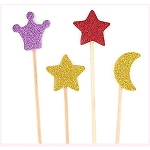 YZH Crafts Glitter Cardstock Paper, No-Shed Shimmer Glitter Papers, Cut Craft and DIY Projects Card stock, Sparkly Paper for Card Making, 12 x 12 Inch, 10 Sheets, 250 GSM (Red)