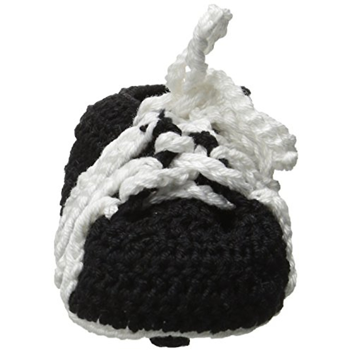 Jefferies Socks Baby-Boys Soccer Cleats Crochet Bootie, Black, Newborn