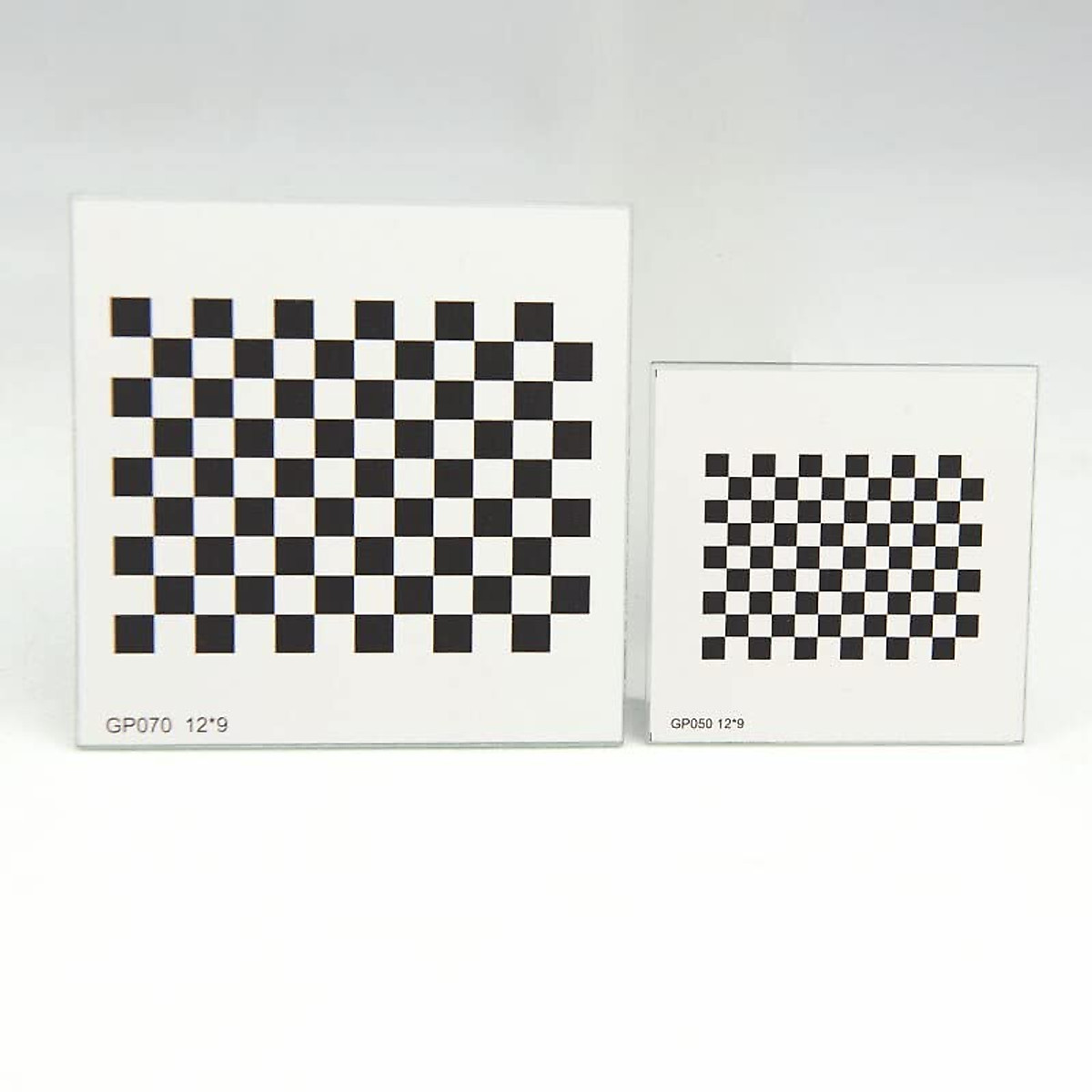 CUREOL 12x9 Float Glass Substrate Visual Optics Correction Board Checkerboard Target Plate Diffuse Reflection Opacity Square Array (Size : 50x50mm)