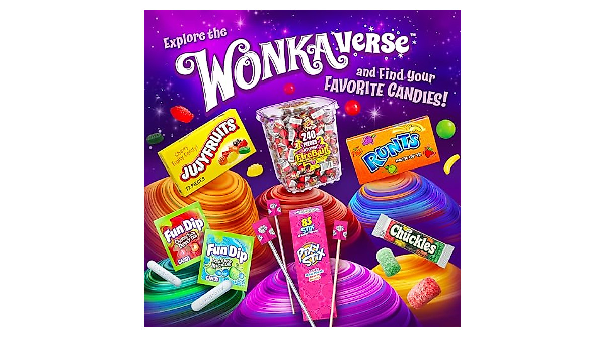 Buy Wonka Runts Candy Pack of 12 | Fruity Chewy Theater Box