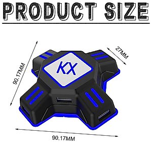 Voltage converter-Travel plug adapter, for Switch /PS4/PS3 Chargers KX USB game controller converter keyboard mouse switch