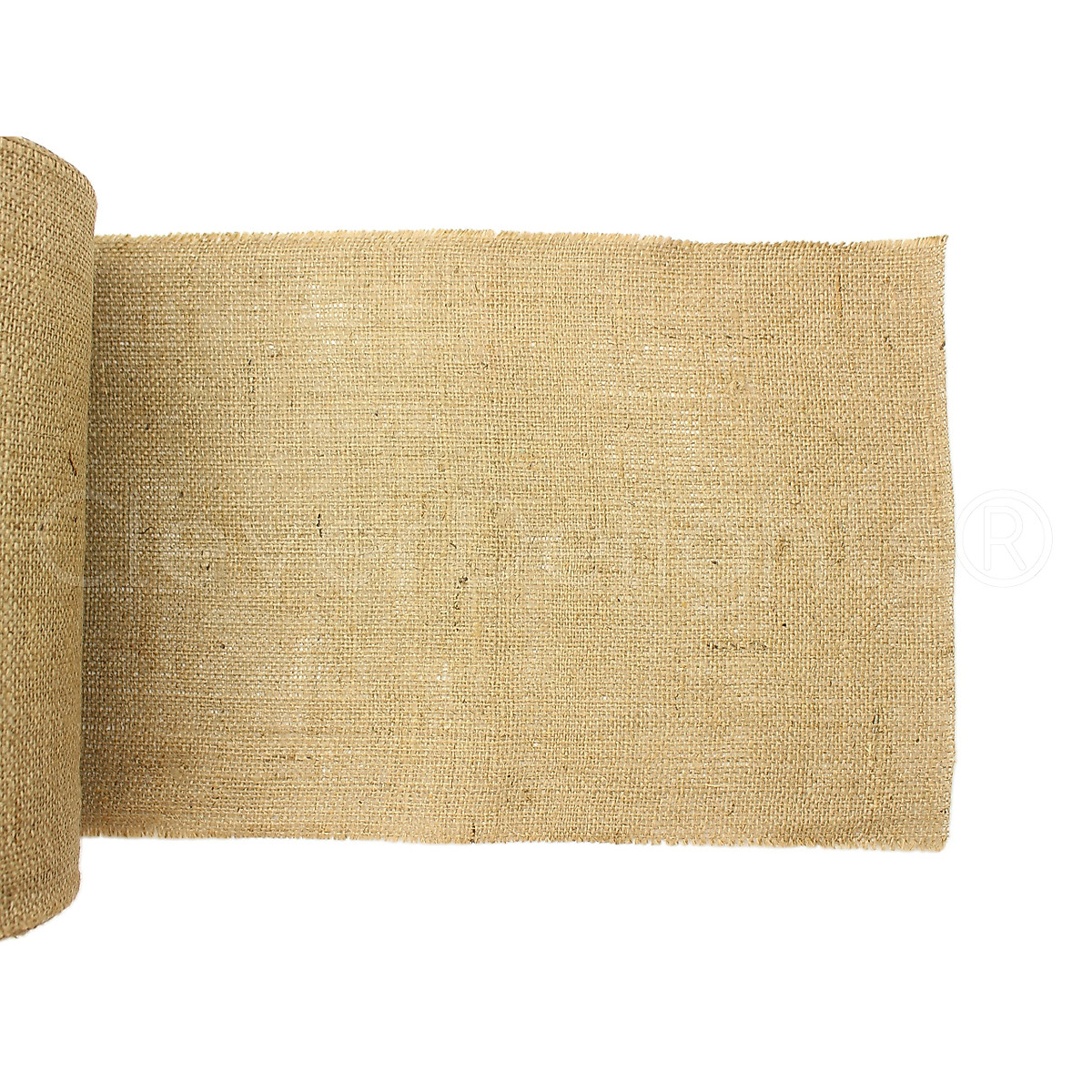 CleverDelights 12" Natural Burlap - Industrial Grade - 50 Yard Roll - Tight-Weave Jute Burlap Fabric - 12 Inch