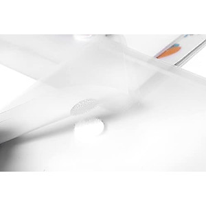 YOAVIP Small 7x9 A5 Clear Plastic Envelopes Hook Loop Closure 30 Packs