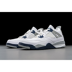 Jordan Preschool Air 4 Retro PS BQ7669 140 Midnight Navy - Size 11.5C