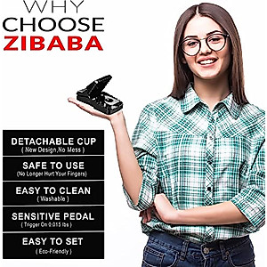 Zibaba Mouse Trap, 6 Pack (3 Large, 3 Small) Mice Trap with Gloves and Brush, Reusable and Easy to Use Mouse Traps for Indoor, Outdoor, Kitchen, Garage and Garden