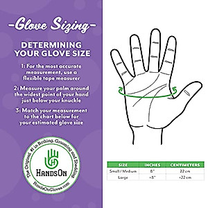 HandsOn Finishing Gloves - Pony & Horse Grooming Mits - Equestrian Horse Brush for Shining & Shedding Coat Care (Small/Medium, Pack of 1 Pair)