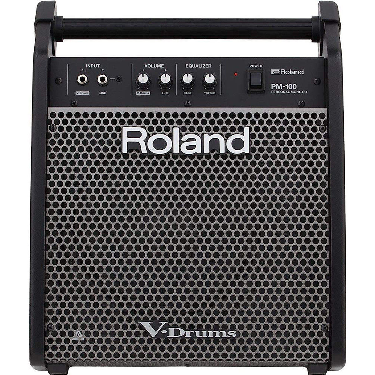 Roland PM-100 Electronic Drum Monitor + 10ft Instrument Cable Bundle