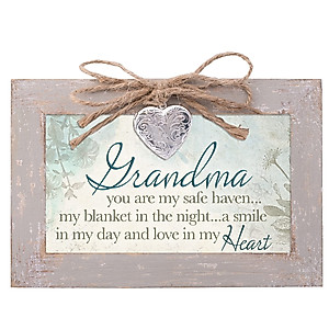 Cottage Garden Grandma Safe Haven Blanket Smile Petite Locket Distressed Natural Music Box Plays Wind Beneath My Wings