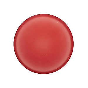 Elanze Designs 25 oz Blank Gradient Frosted Glass Travel Tumbler With Straw & Bamboo Lid For Iced or Hot Beverage, Crimson Red Ombre