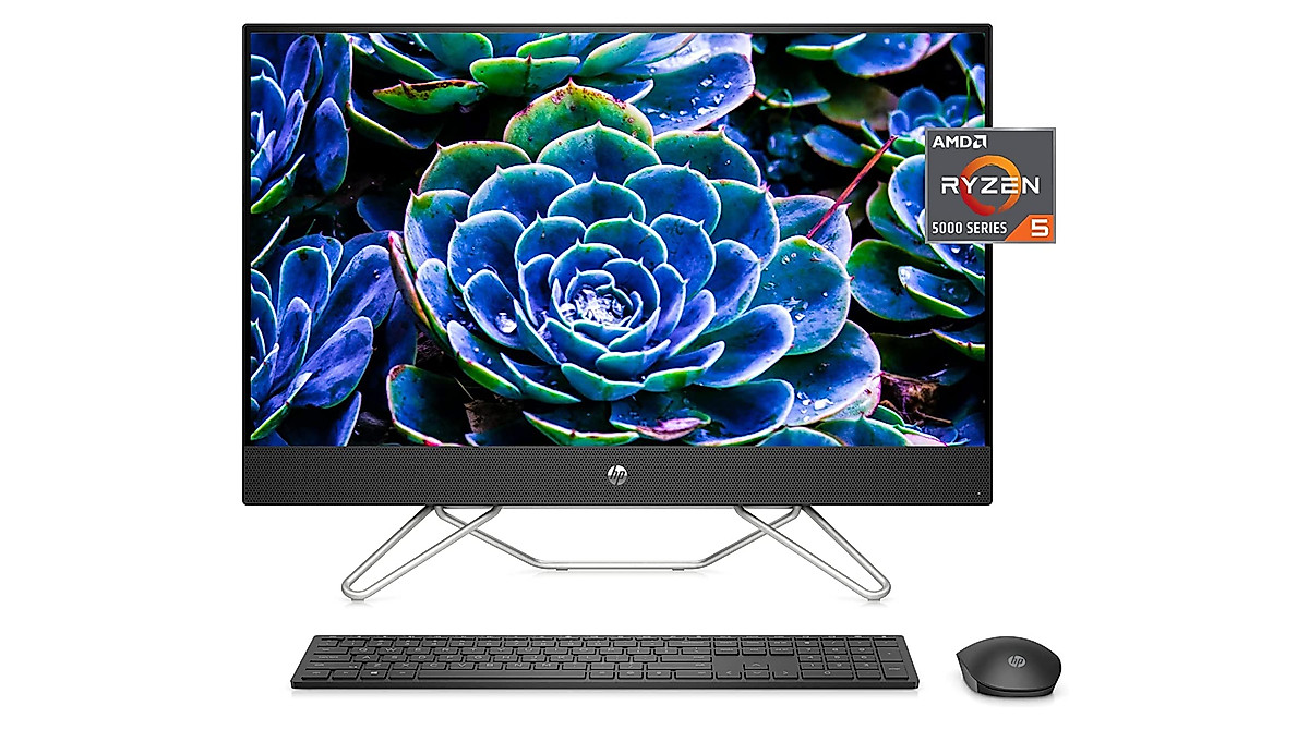 HP Essential All-in-One 27" FHD Desktop with Ryzen 5 - Upgrade Your ...