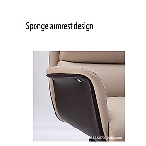 Home Office Desk Chairs, Swivel Chair Genuine Leather Home Computer Chair Office Chair Modern Simple Ergonomic Lift Swivel Chair
