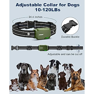 Jugbow Dog Shock Collar - 3300FT Dog Training Collar with Remote Innovative IPX7 Waterproof with 4 Training Modes, Rechargeable E-Collar for All Breeds