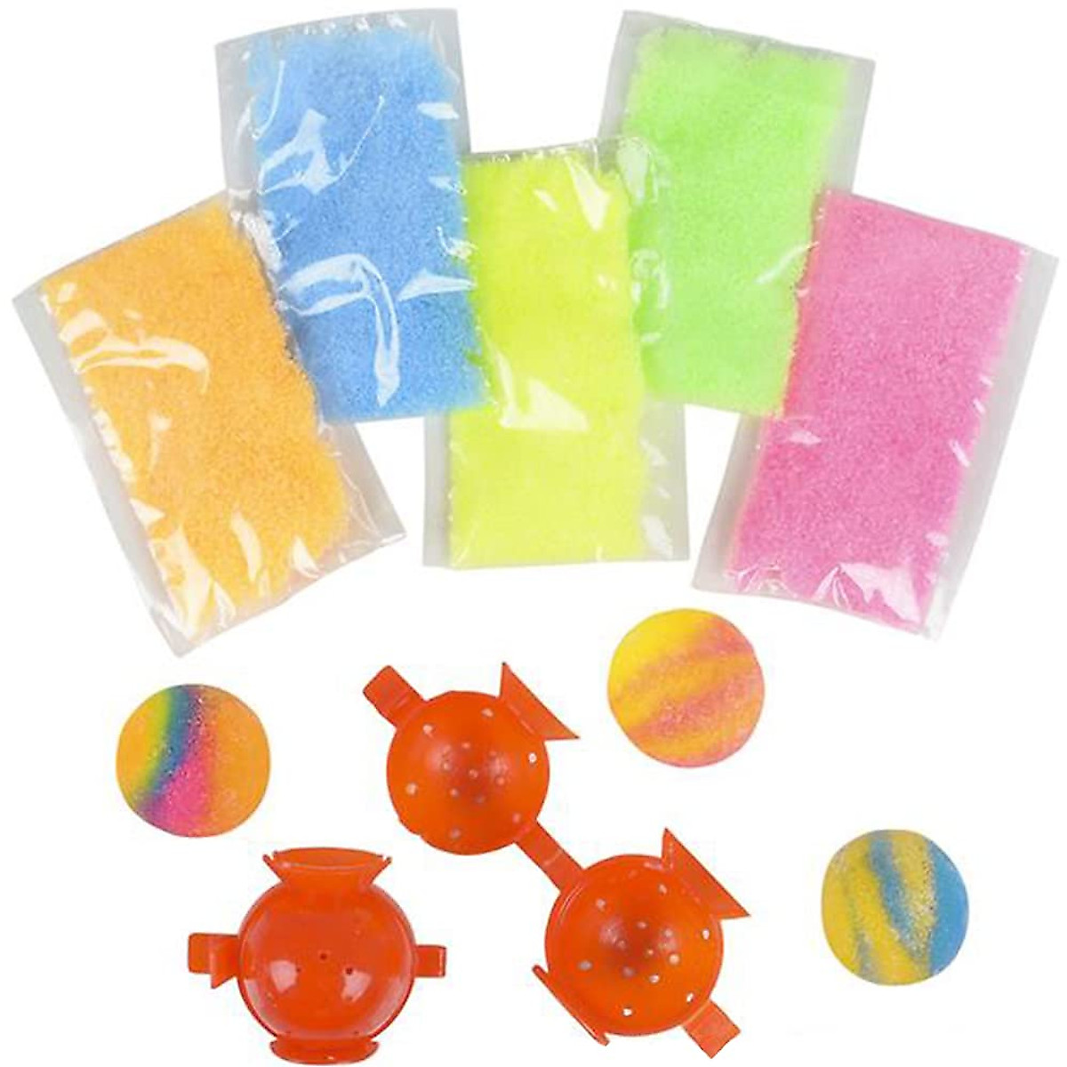 ArtCreativity Make Your Own Bouncy Ball Kit, Set of 12 Individual Kits, DIY Arts & Crafts for Kids, Each One Makes 2 Bouncing Balls, Science Project for Boys & Girls, Educational Toys, Party Favors