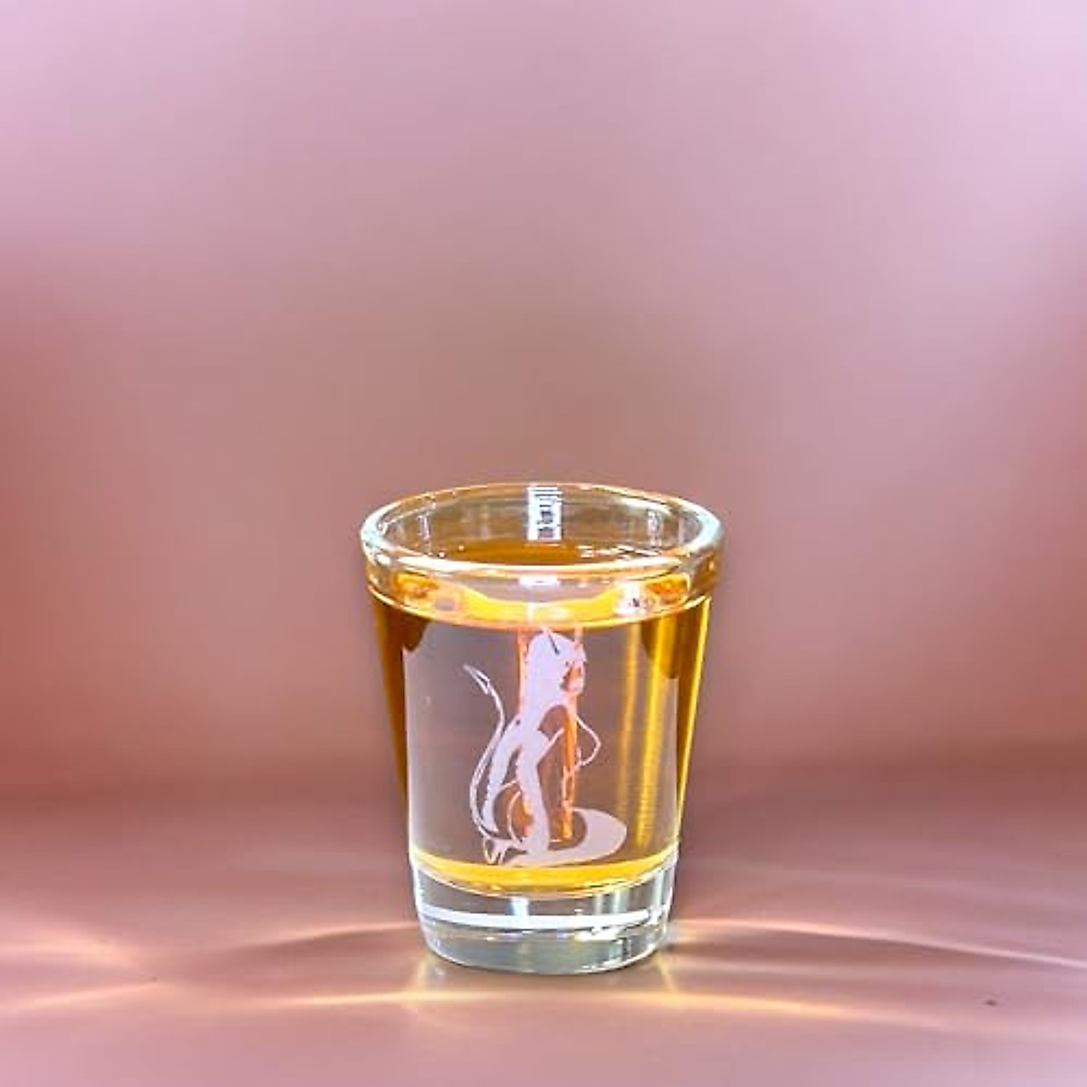 Hip Flask Plus 2oz Sexy Demon Succubus Shot glass