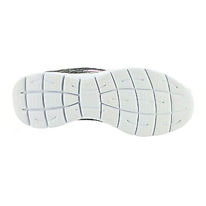 Skechers Women's Summits-Quick Getaway Sneaker, Black/Light Blue, 7.5 Wide