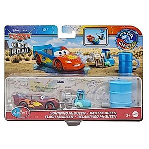 Disney Cars Toys Disney Cars Color Changers 2022 Cars On The Road Lightning McQueen with Guido