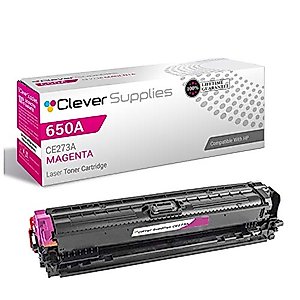 CS Compatible Toner Cartridge Replacement for HP Enterprise M750 CE273A Magenta HP 650A Color Laserjet CP5520 CP5520dn CP5520n Enterprise M750 CP5520dn M750dn CP5520n