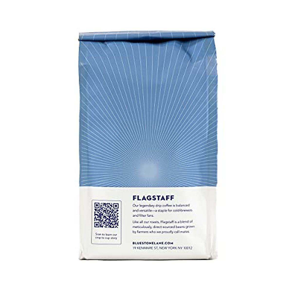 Bluestone Lane Coffee Beans, Flagstaff Signature, Medium Roast, Whole Bean, 12 Ounce Bag