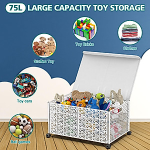 VEOJOY Toy Box Storage Large Toy Organizers