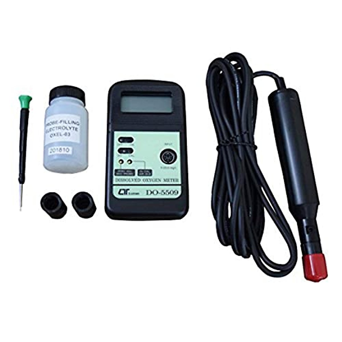 Dissolved Oxygen Meter (Range: 0 to 20.0 mg/L) for Aquaculture, Aquarium, Agriculture, Fish Hatcheries, Mining Industries Alongwith Factory Calibration Certificate Model: DO-5509