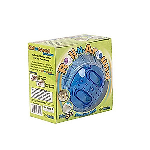 Ware Manufacturing Roll-N-Around Small Pet Rolling Ball Toy, Mini