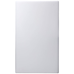 Plastic Cutting Board 18x30 1/2" Thick White, NSF Approved Commercial Use