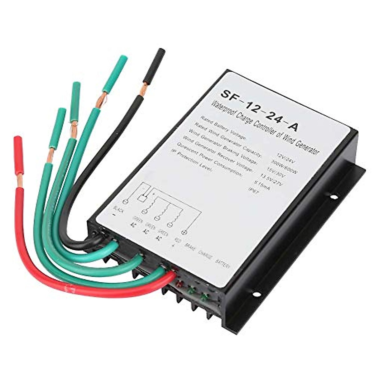 Controller for 12V/24V 300W/600W Automatic Wind Turbine with Controller for Wind Generator for Sunlight and Power Plant