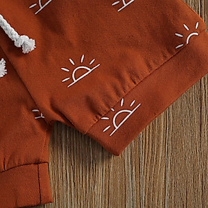 Amiblvowa Newborn Infant Baby Boy Shorts Set Camisole Tank Top Jogger Shorts Outfit 2Pcs Summer Casual Clothes(Brown Sunshine, 18-24M)