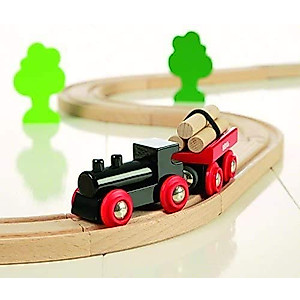 BRIO World - 33042 Little Forest Train Set - Premium 18-Piece Wooden Toy Train Set with Track and Accessories | Perfect for Kids Ages 3 and Up | FSC Certified for Sustainability