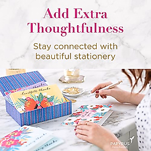 Papyrus Blank Cards with Envelopes, Hummingbird (12-Count)