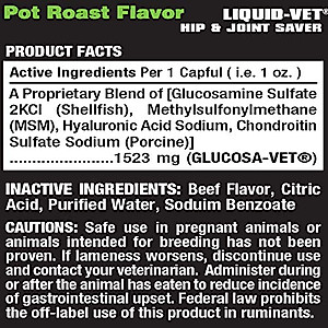 Liquid-Vet K9 Hip & Joint Saver, Pot Roast, 16 oz